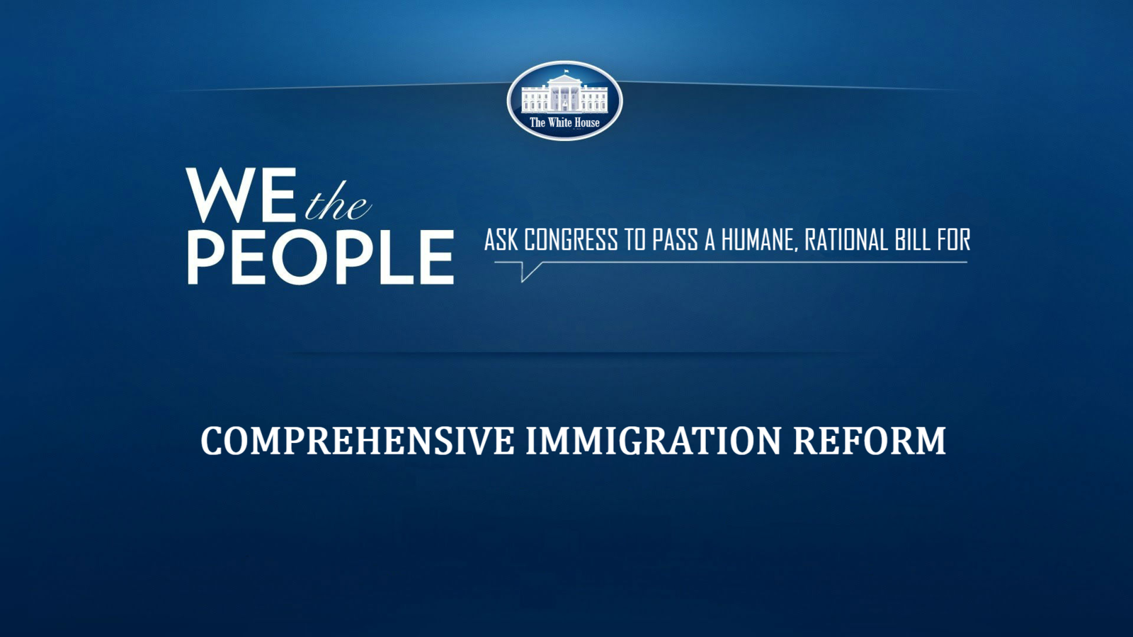 Petition · Petition To Fix Our Broken Immigration System - United ...
