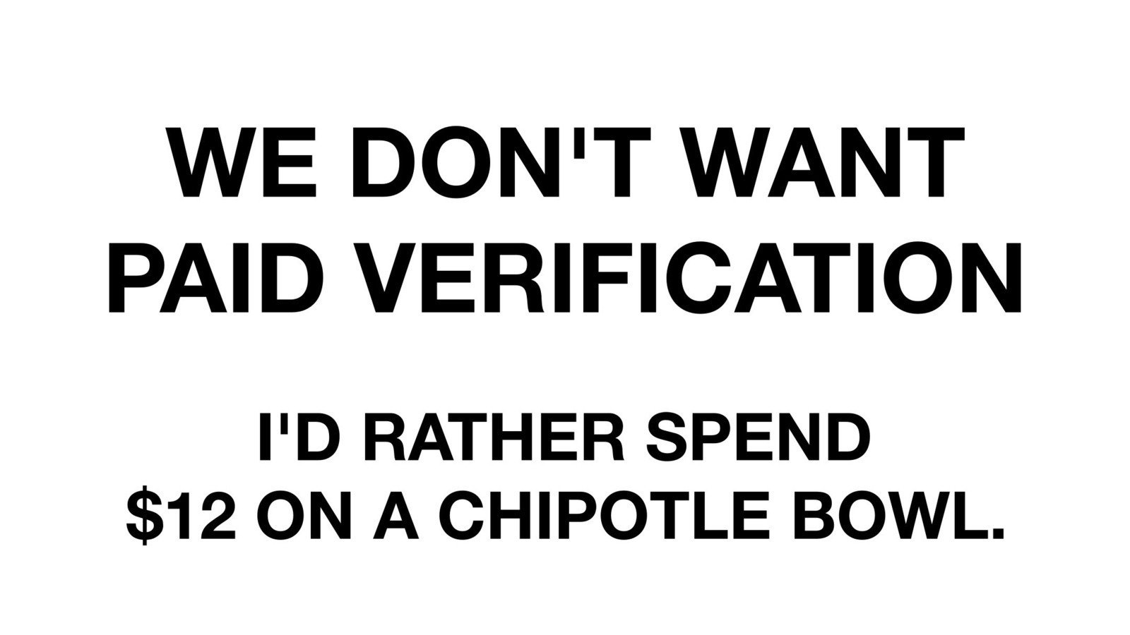 Petition · STOP PAID VERIFICATION ON FACEBOOK AND INSTAGRAM - United ...