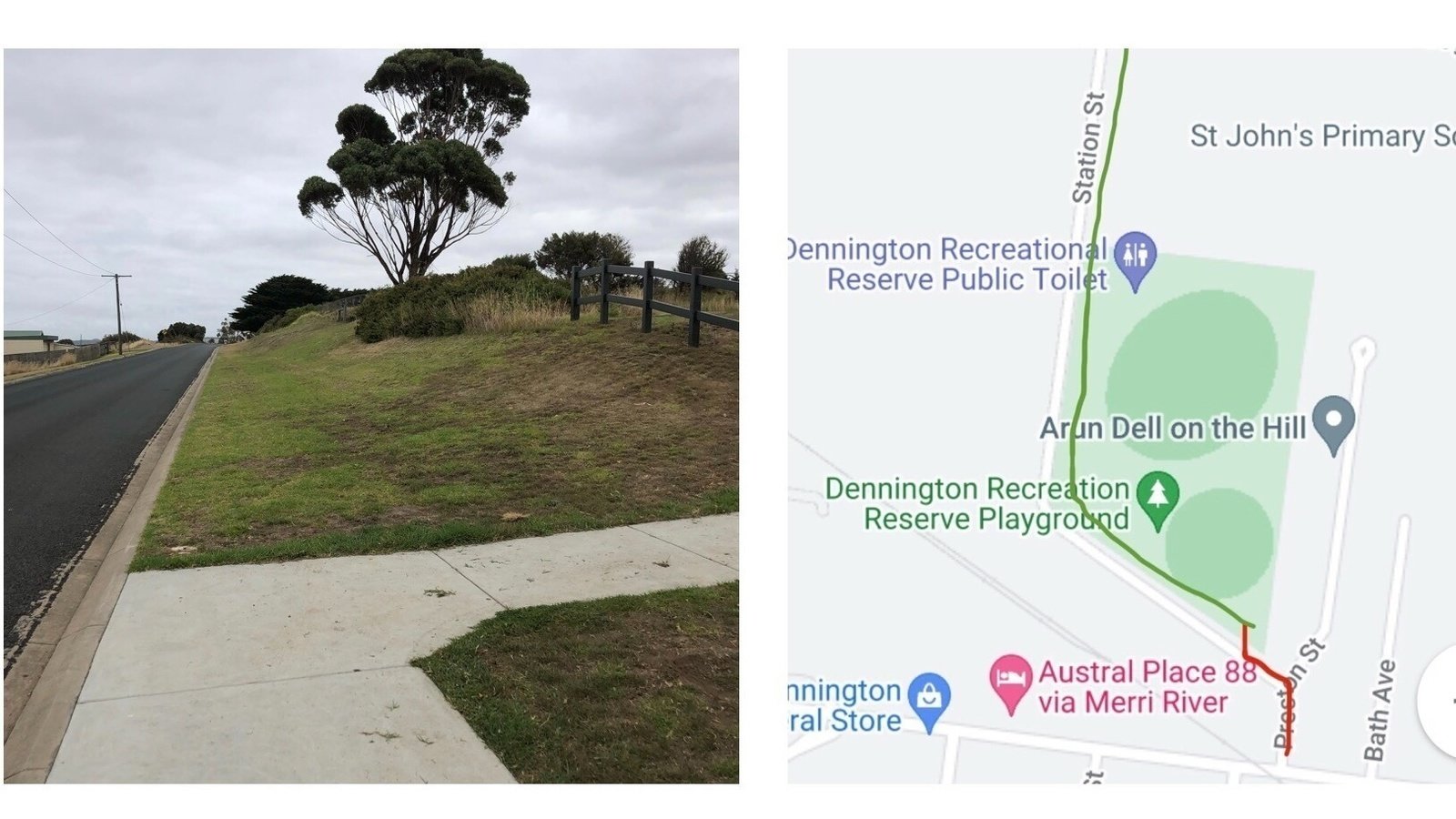 Petition · Footpath installed along Station Street Dennington ...