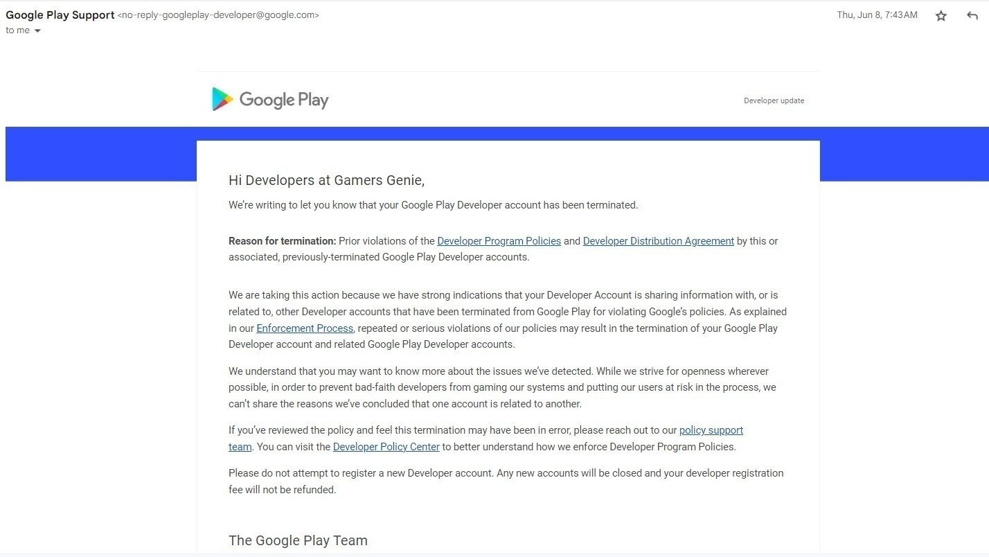 Petition · Google Terminated Our Start-up By Terminating Our Google ...