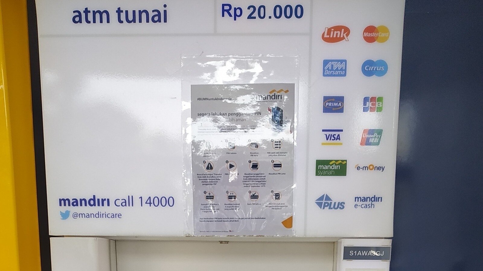 Petisi · Bank Mandiri, Kembalikan Layanan ATM Pecahan Rp20 . 000 untuk Kemudahan Akses Keuangan ...