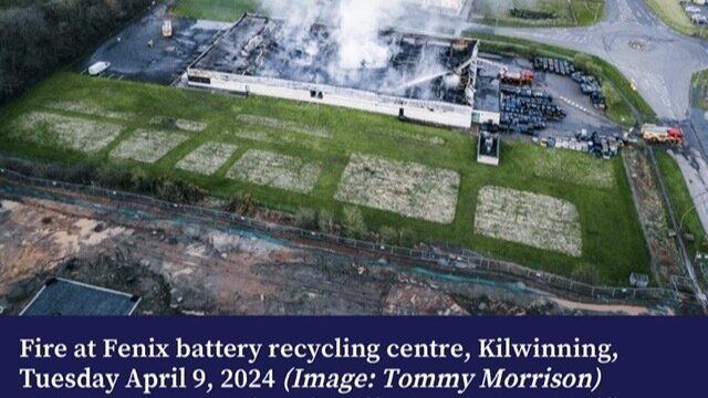 Petition update · Kilwinning Scotland Battery Facility Fire · Change ...