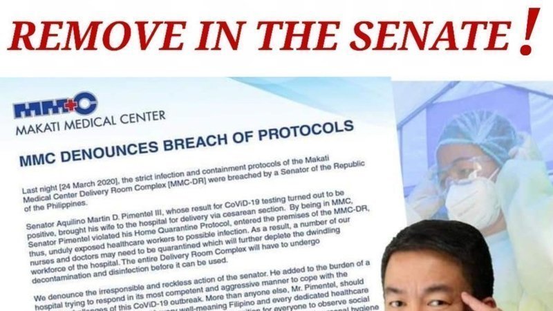 Petition · Remove Coco Pimentel on his Government Service as Senator ...