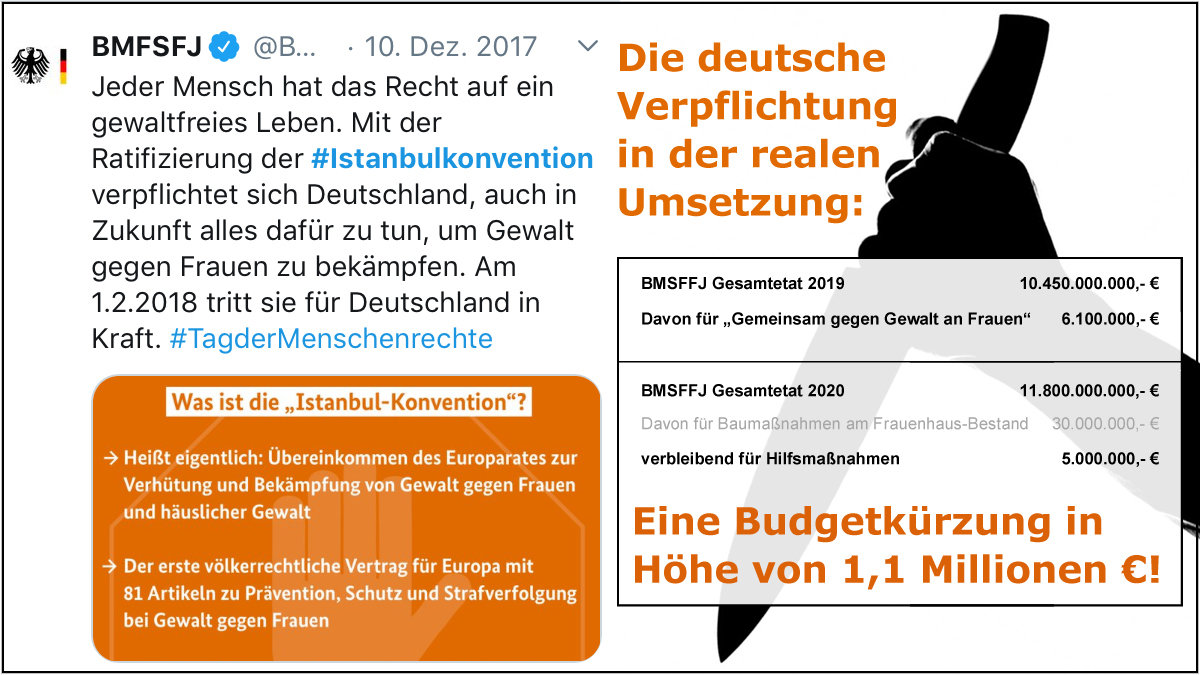 Petition update · ISTANBUL-KONVENTION? VÖLKERRECHT? NICHT IN ...