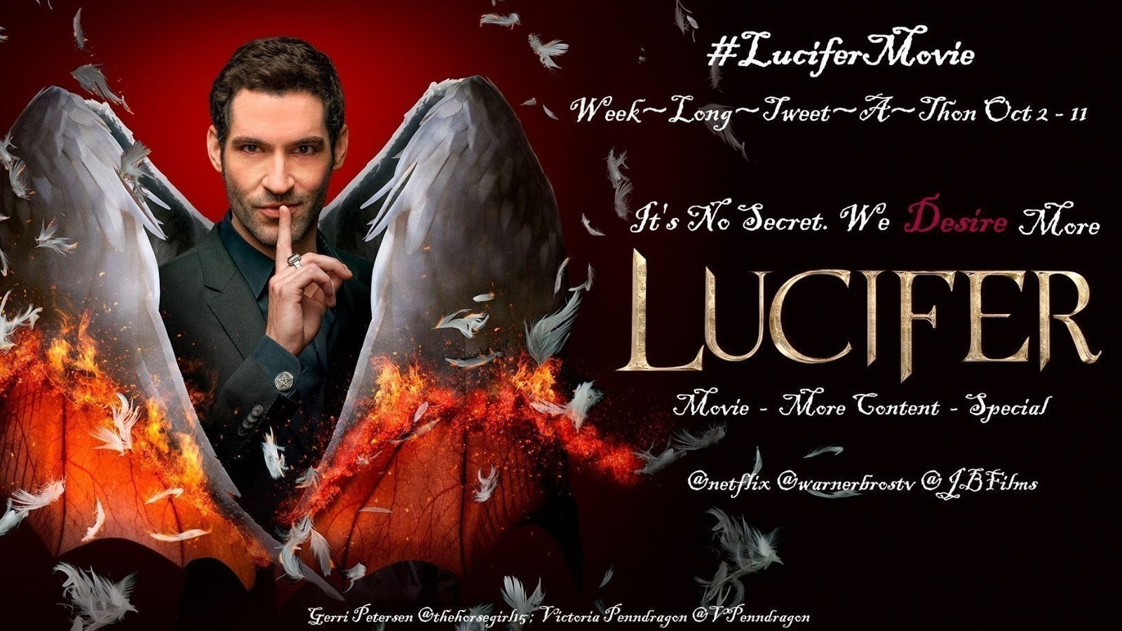 Petition update · TWEET WITH US FOR THE LUCIFER MOVIE TODAY AND THIS ...