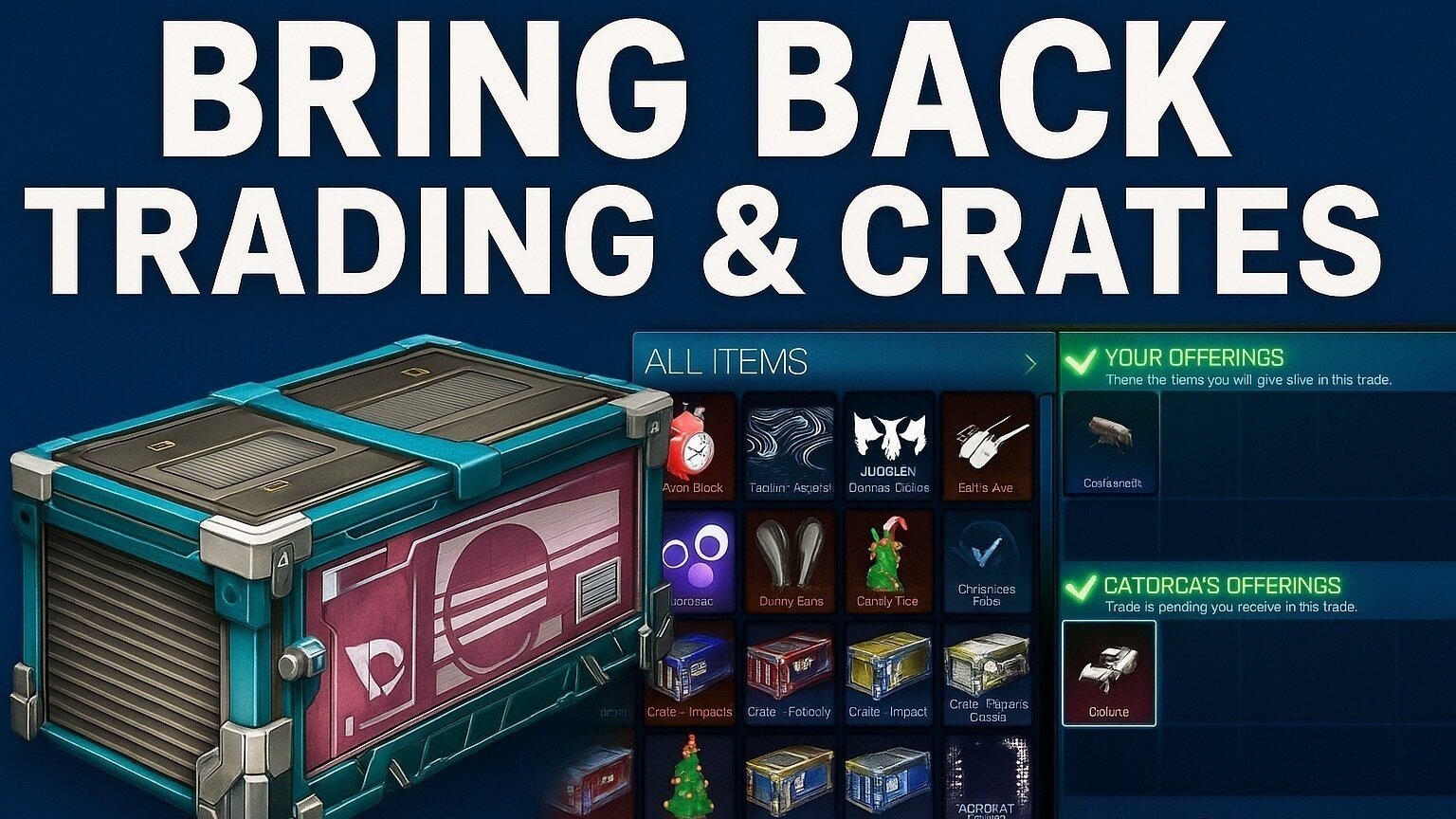 Petition · Bring back player-trading in Rocket League - United States ...