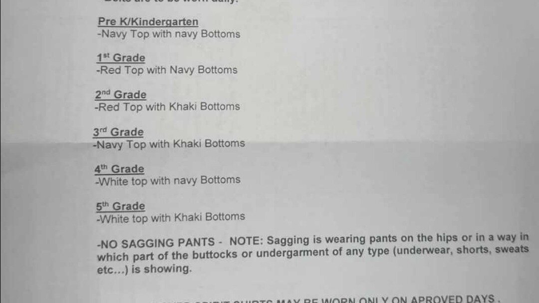 Petition · Reinstate the Previous Uniform Policy for 2024-2025 School Year - Ringgold, United ...