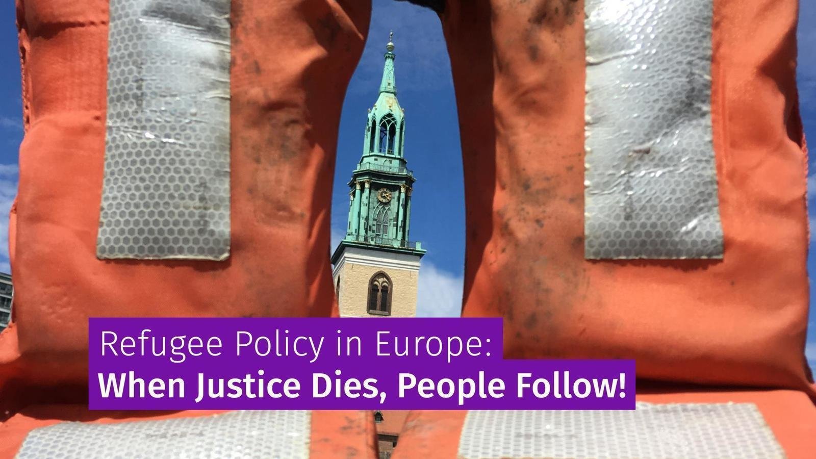 Petition · Refugee policy in Europe: When justice dies, people follow ...