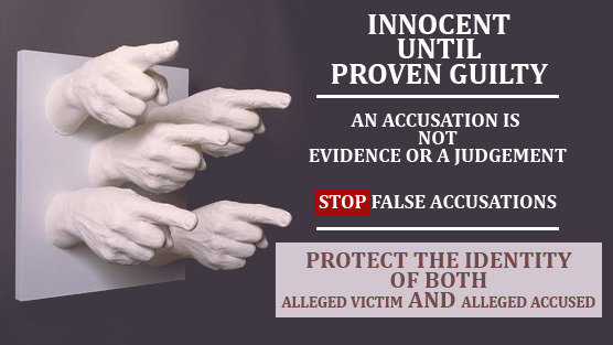 Petition · Pass an ordinance to protect the identity of an accused ...