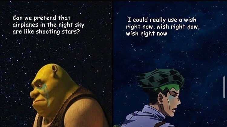 Petition · put shrek x rohan in the actual jjba anime - United States ...