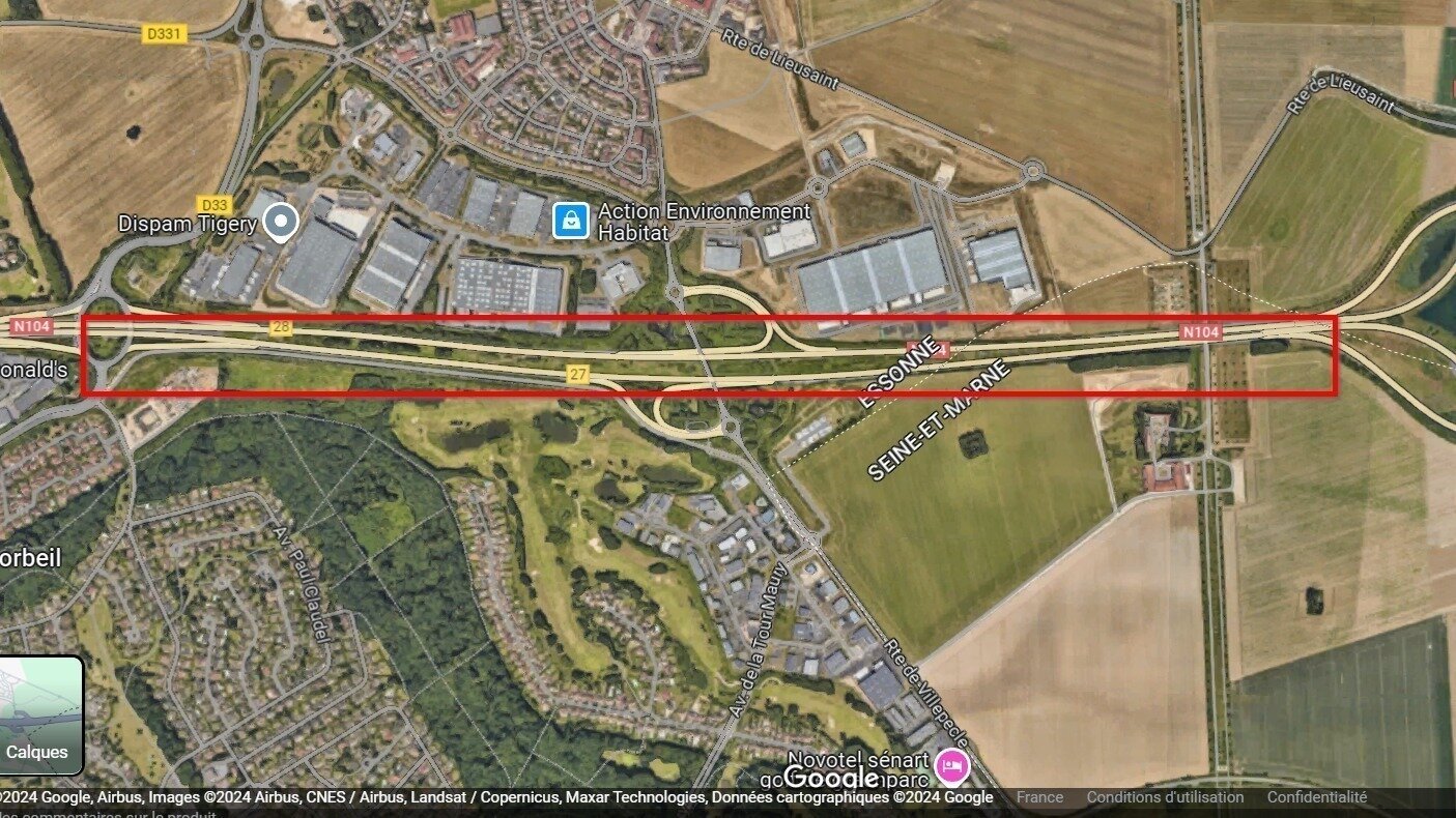 Petition · AGRANDISSEMENT DE LA N104 DU KILOMÈTRE 31 . 300 JUSQU'À LA ...