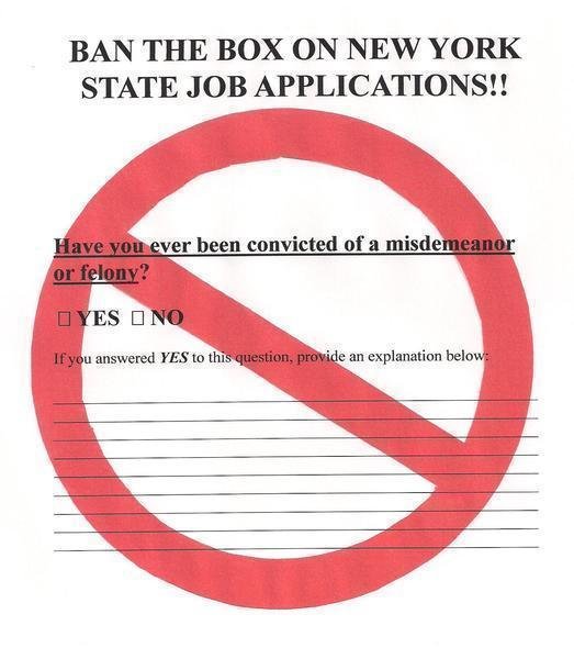 Petition · "BAN THE BOX ON JOB APPLICATIONS IN NEW YORK STATE" - United ...