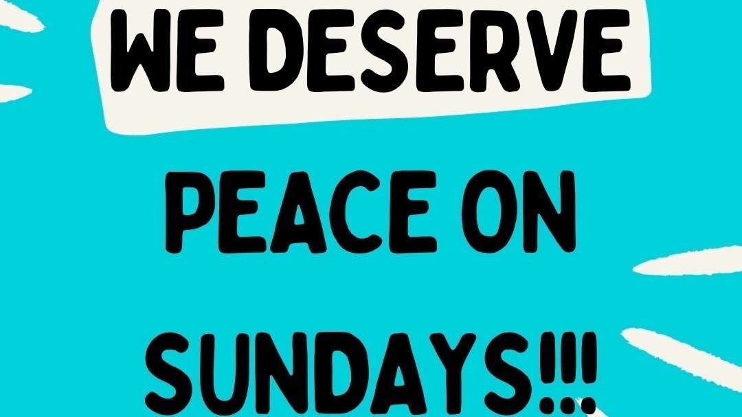 Petition · STOP SUNDAY CONSTRUCTION - United States · Change.org