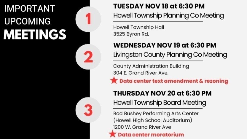 Petition update · Important Meeting Update & Upcoming Events! · Change ...