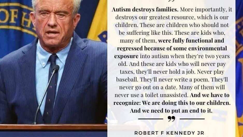 Petition · “Robert F. Kennedy Jr., You Got Autism Wrong — Let Us Show ...