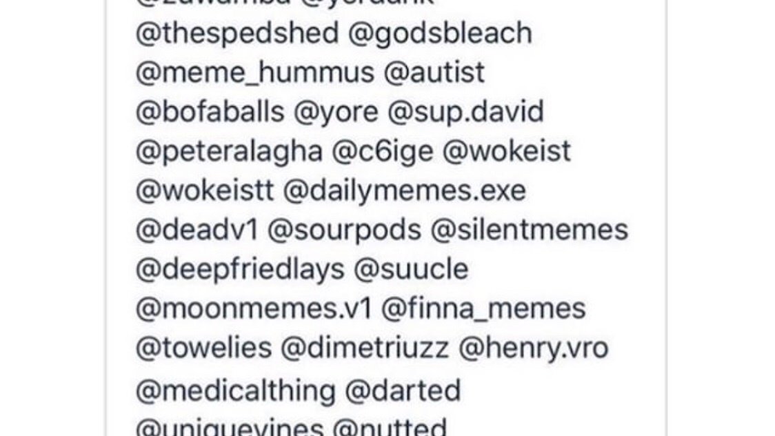 Petition · Make Instagram reactivate all the meme pages that got ...