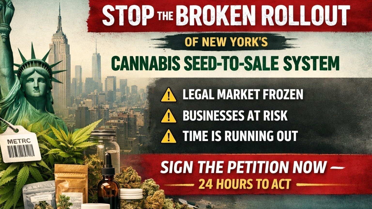 Petition · Stop the Broken Rollout of New York’s Cannabis Seed-to-Sale ...