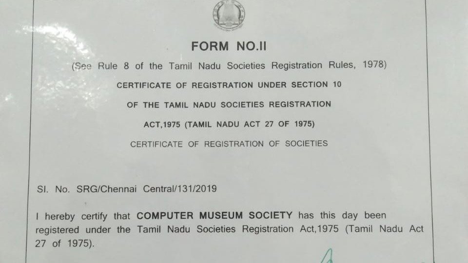 Petition · INDIA NEEDS COMPUTER MUSEUMS. ACT BEFORE ARTEFACTS VANISH ...