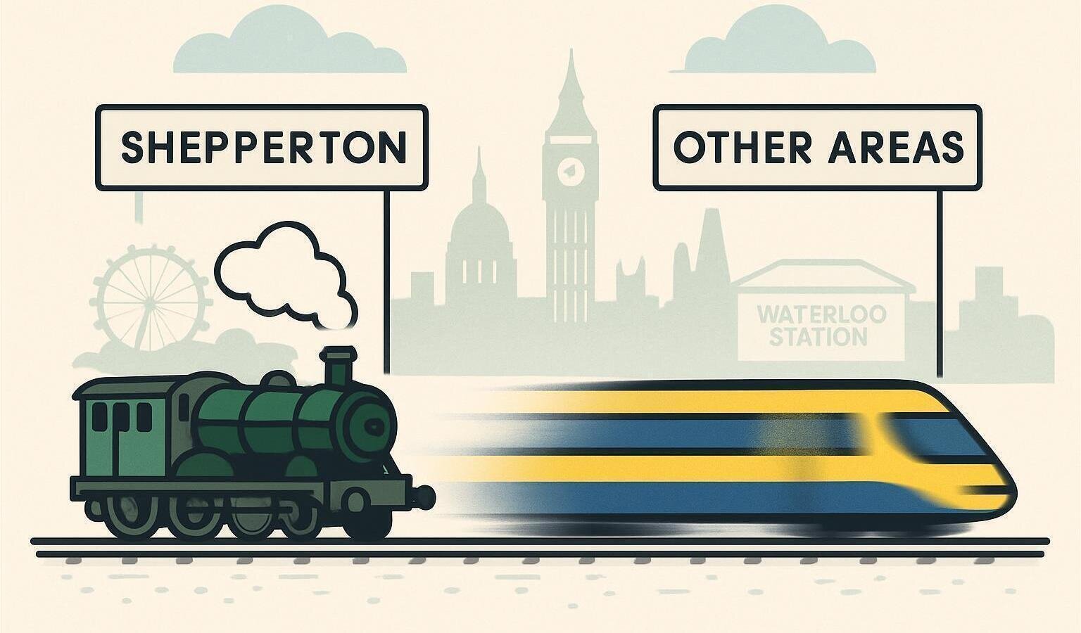 Petition · Request a faster train service from Shepperton to London ...