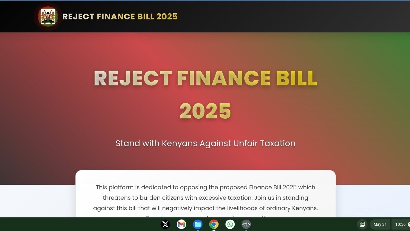 Petition · Reject the punitive Finance Bill 2025 in Kenya - Kenya ...