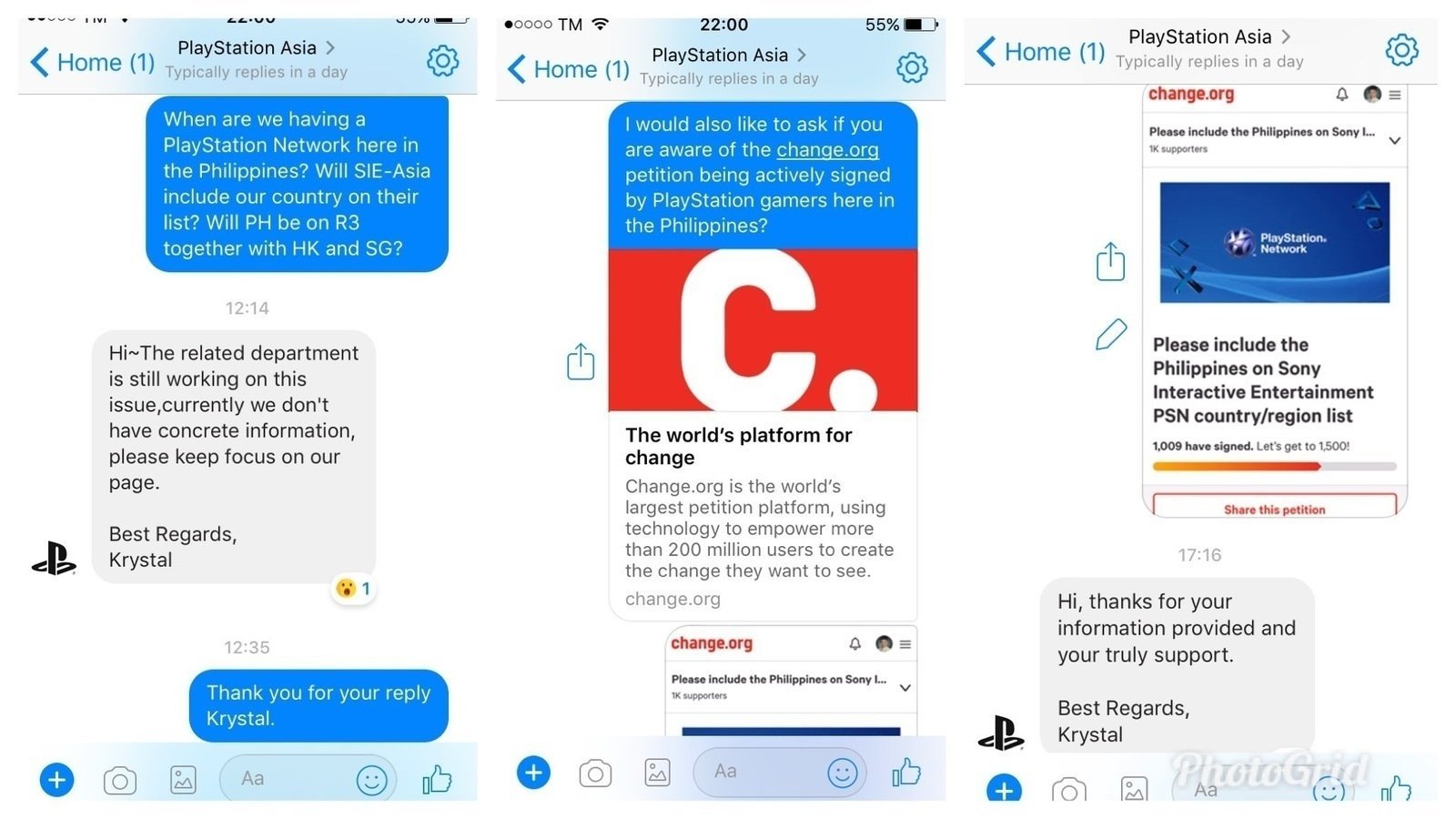 Petition update · Second Update · Change.org · Change.org