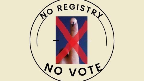 Petition · No registry no vote - Join the movement - Ghaziabad, India ...