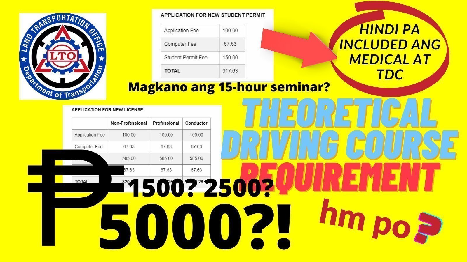 Petition · LTO PH: Make TDC/OTDC Requirements FREE of Charge, Reinforce ...