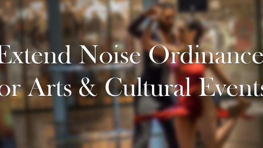 Petition · Extend Noise Ordinance for Arts & Cultural Events - Columbia ...