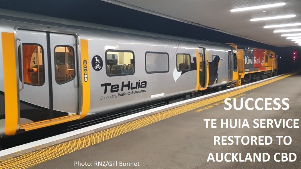 Petition · Reinstate Te Huia passenger train into Auckland CBD - New ...