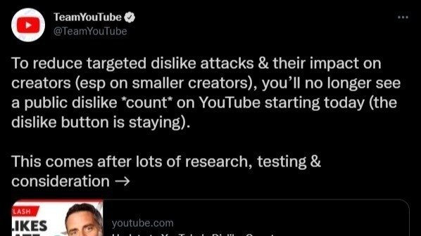 Petition · Get YouTube to keep the dislike counter - United States ...
