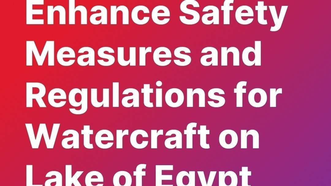 Petition · Enhance Safety Measures and Regulations for Watercraft on ...