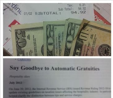 Petition · IRS Please bring back the gratuity for large parties ...