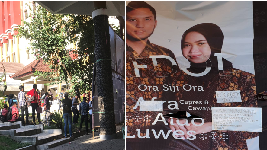 Petisi · UNGKAP PERUSAK BANNER PASLON NO URUT 1 PEMILWA FH UB - Amerika ...