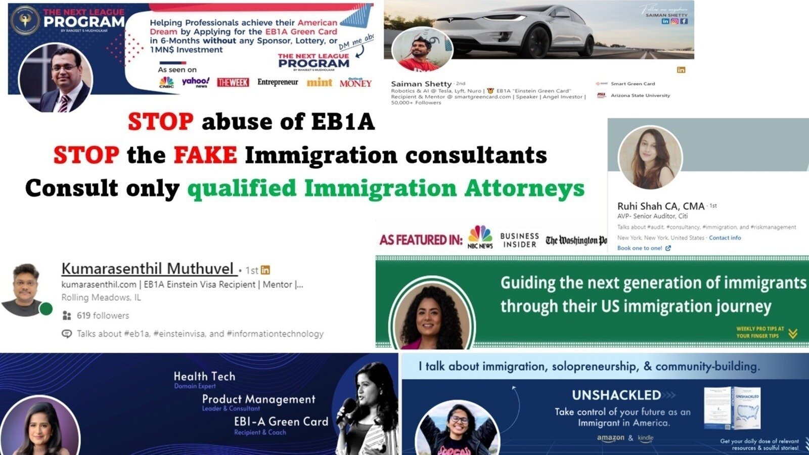 Petition · EB1A profile Builders EB1 Backlog: Reporting Suspicious Actions Impacting EB1A ...