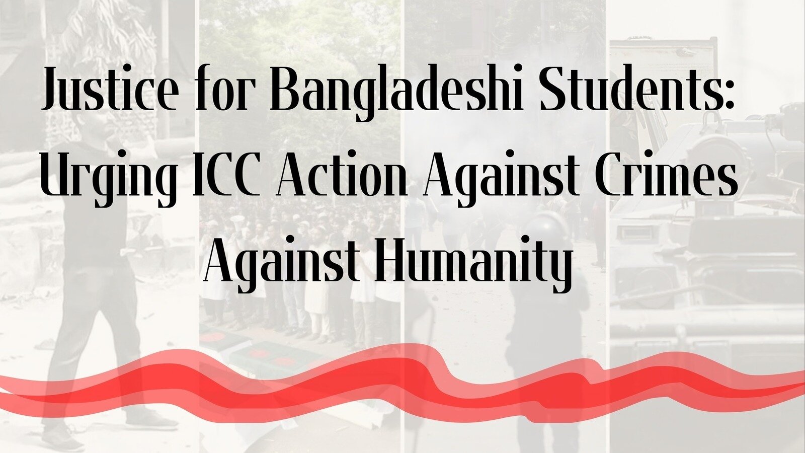 Petition · Justice for Bangladeshi Students: Urging ICC Action Against ...
