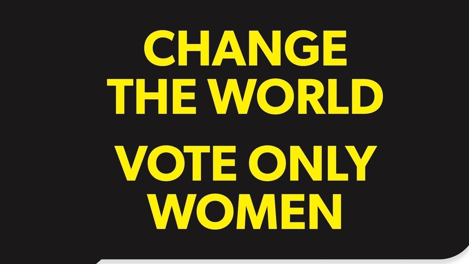 Petition · CHANGE THE WORLD. VOTE ONLY WOMEN - Italy · Change.org