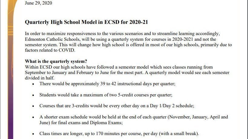 Petition · Prevent ECSD From Implementing its Current Schedule Plan for ...