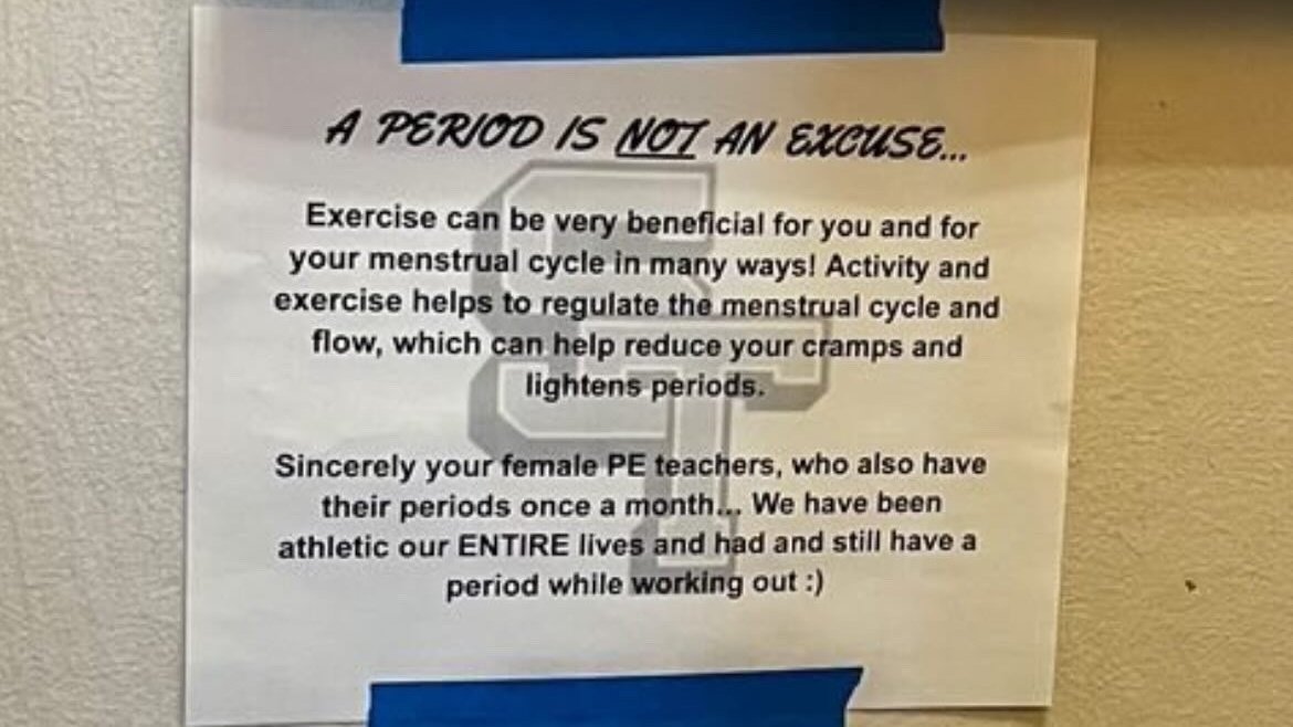 Petition · Bring back Women’s Rights to be Excused from PE for the Day ...