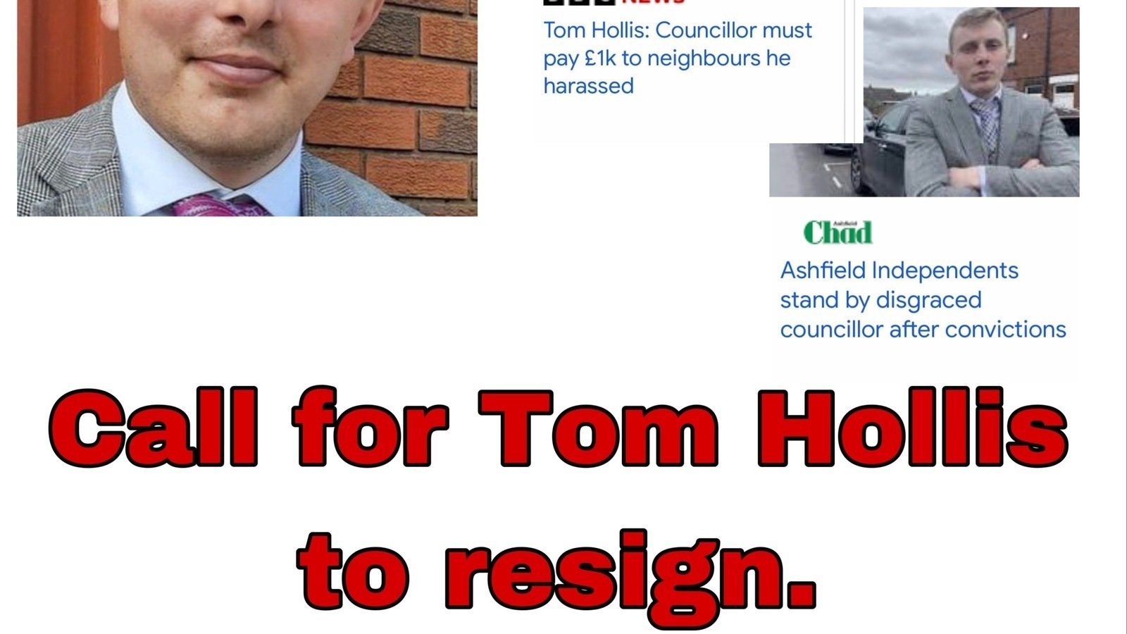 Petition · Call for Tom Hollis to resign from his position. - United Kingdom · Change.org