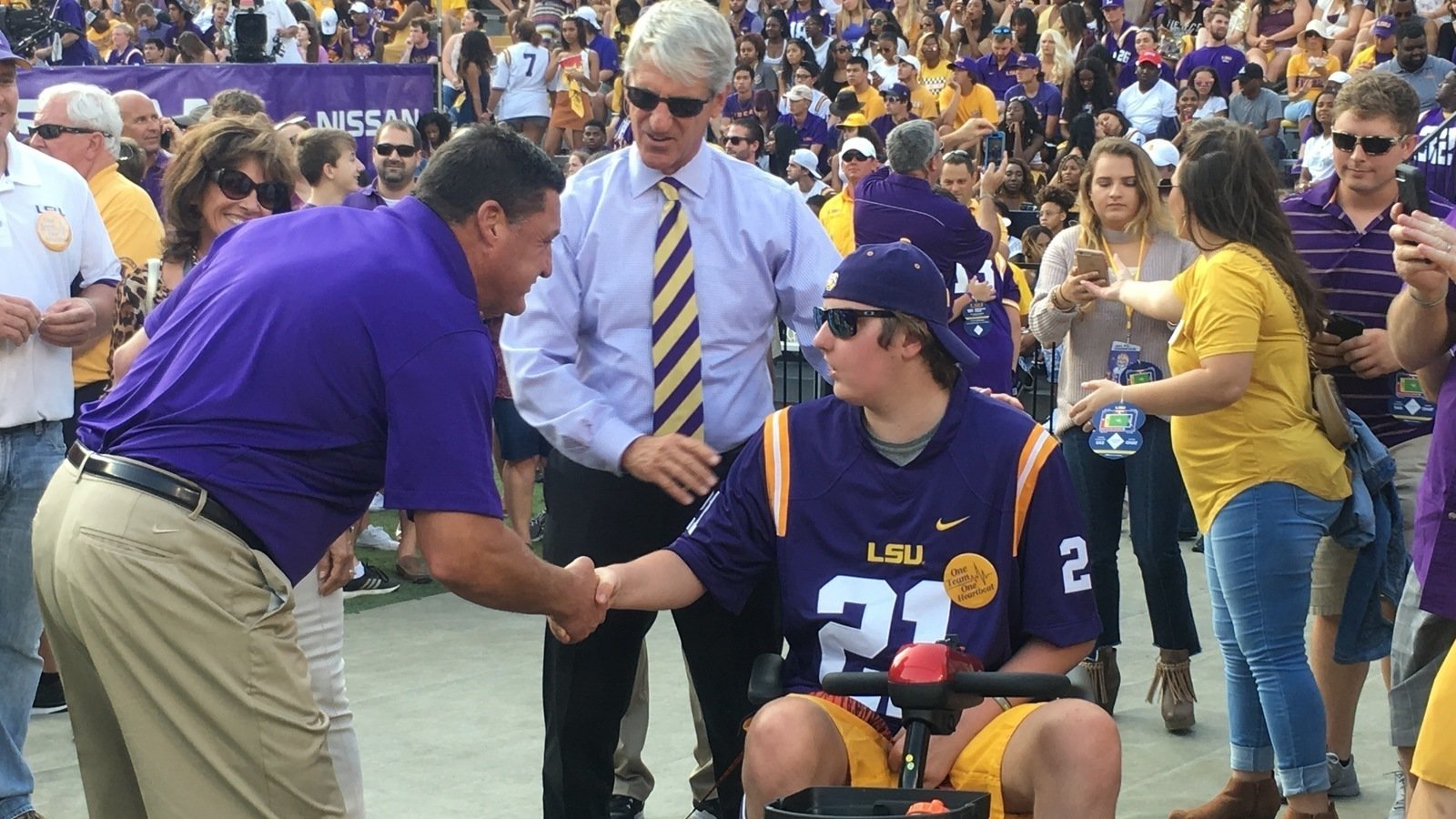Petition update · Kayne attended his first LSU football game · Change.org
