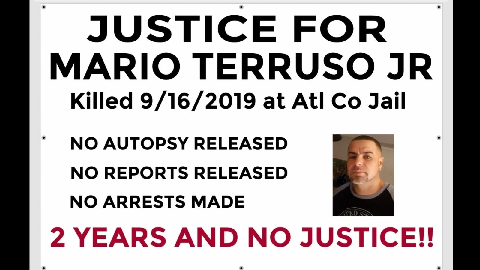 Petition · Justice For Mario Terruso, Jr. - United States · Change.org