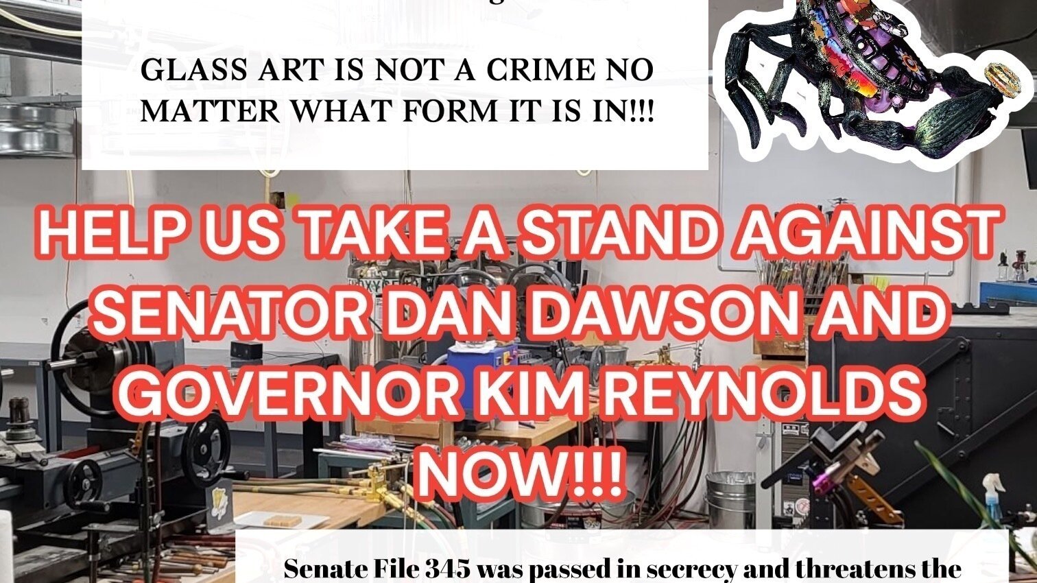 Petition · Fight Against Senate File 345: Save Iowa's Glass Art ...