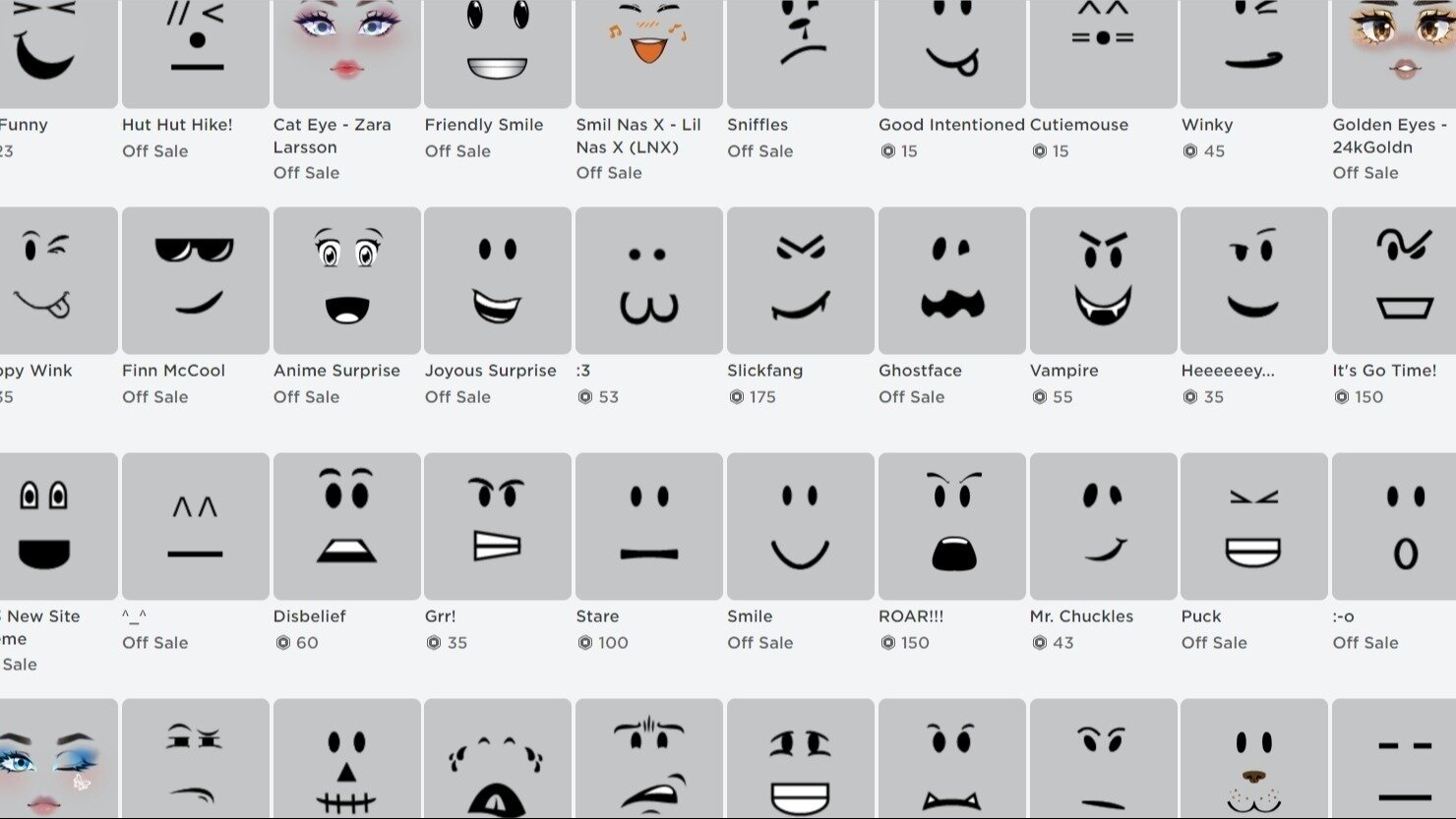 Petition · Keep classic faces on Roblox - United States · Change.org