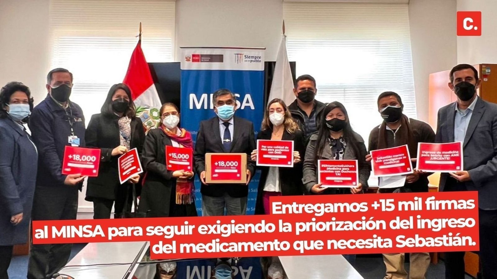 Petition update · ¡Tu firma por la salud de Sebitas la recibió el MINSA ...