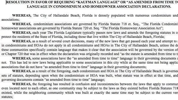 Petition · REQUIRING “KAUFMAN LANGUAGE” OR “AS AMENDED FROM TIME TO ...