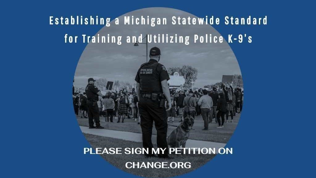 Petition · Establishing a Michigan Statewide Standard for Training and ...