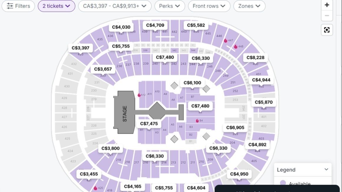 Petition · Concert ticket reselling be reasonable prices - Canada ...