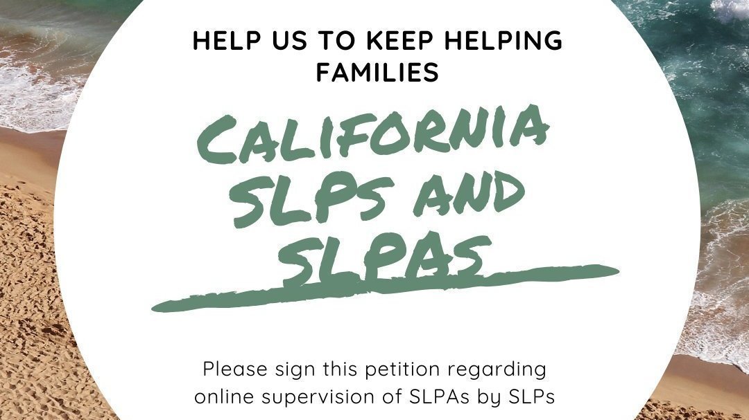 Petition · Tele-supervision Anywhere for California Speech-Language ...