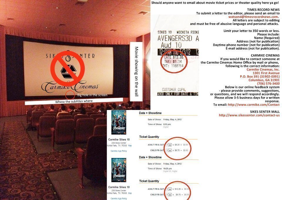 Petition · Sikes Senter Mall (Carmike Theaters): Renovate the Sikes 10 ...