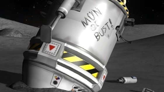 Petition · Write, "Mün or Bust!" visibly on a NASA spacecraft's body ...
